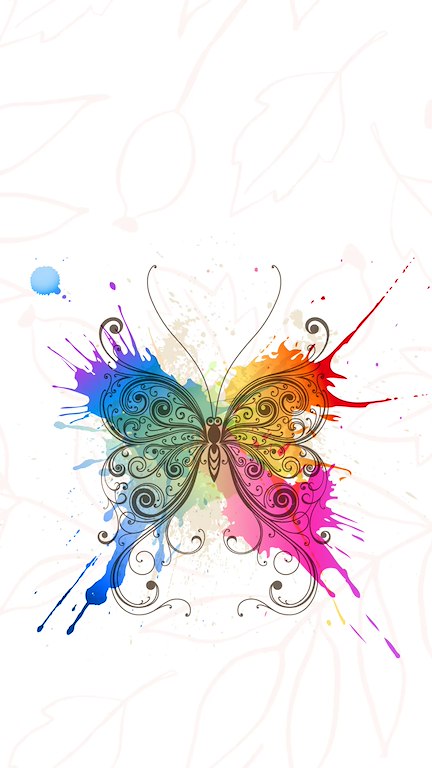 Butterfly paint