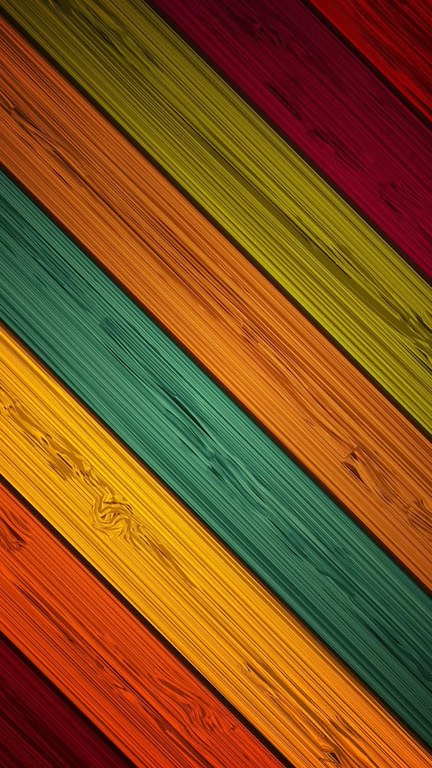 Colorful wood