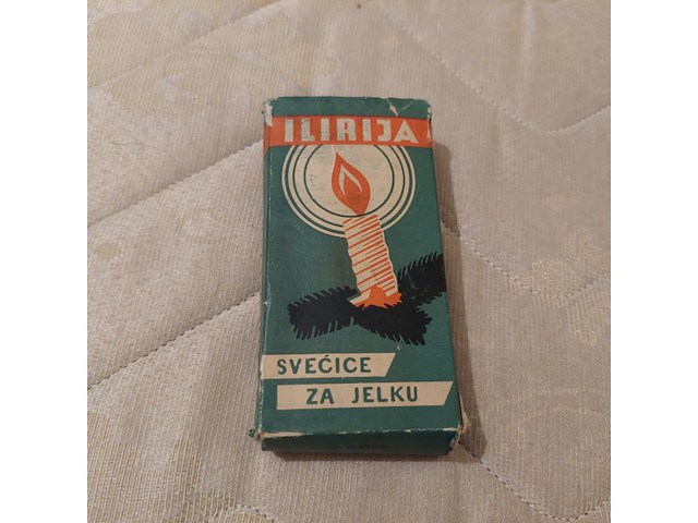 Ilirija -nekoriscene stare svecice za jelku Jugoslavija