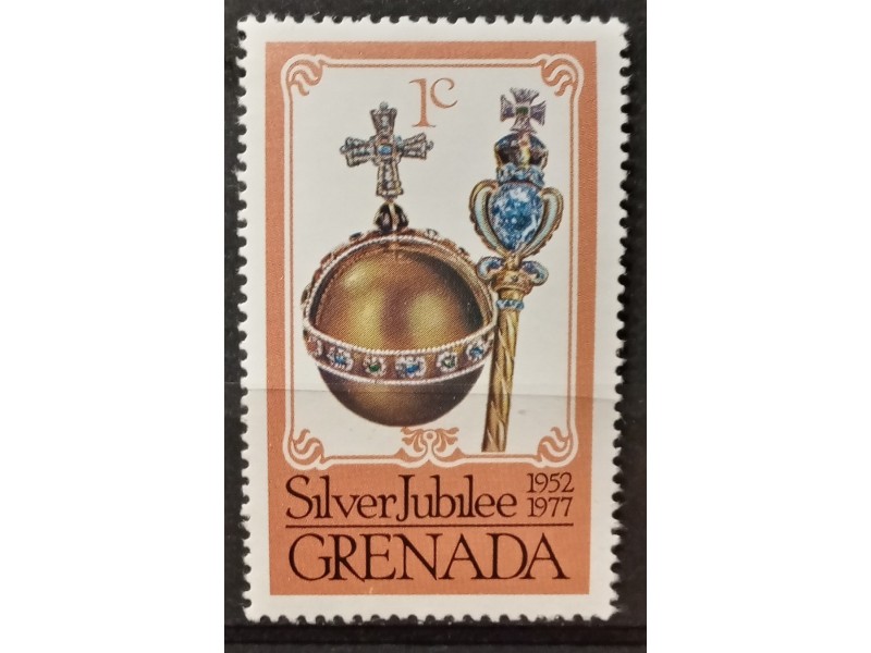 GRENADA 1977 - 25g. VLADAVINE ELIZABETE II **