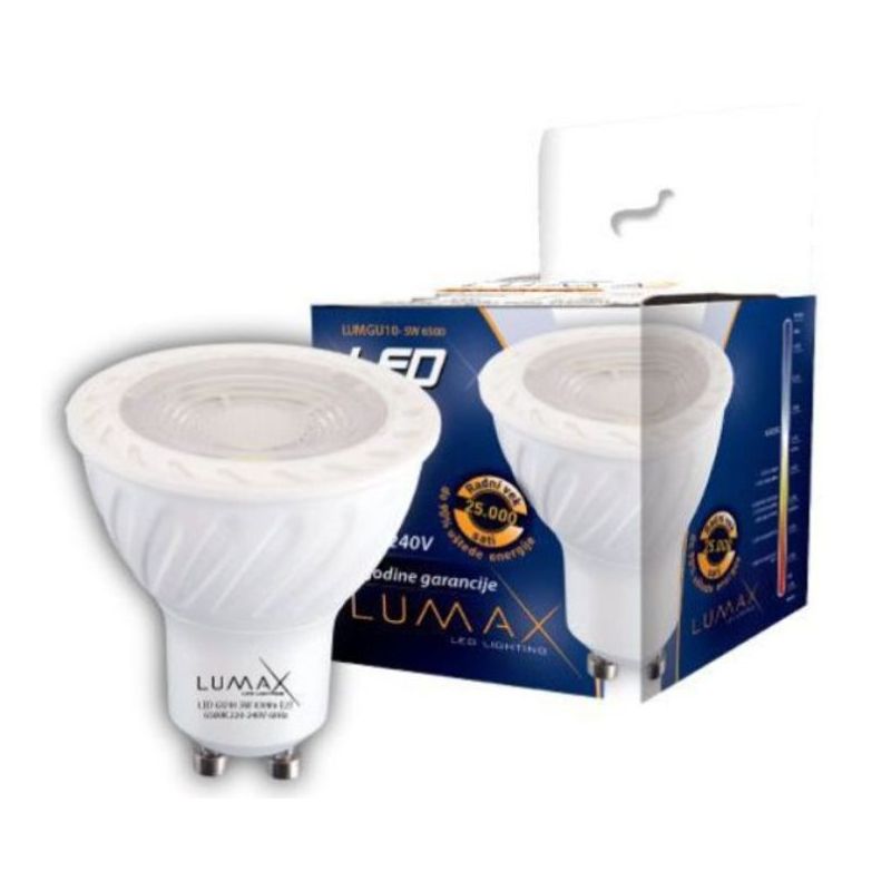 Led sijalica Lumax GU10 LUMGU10-5W 3000k toplo bela