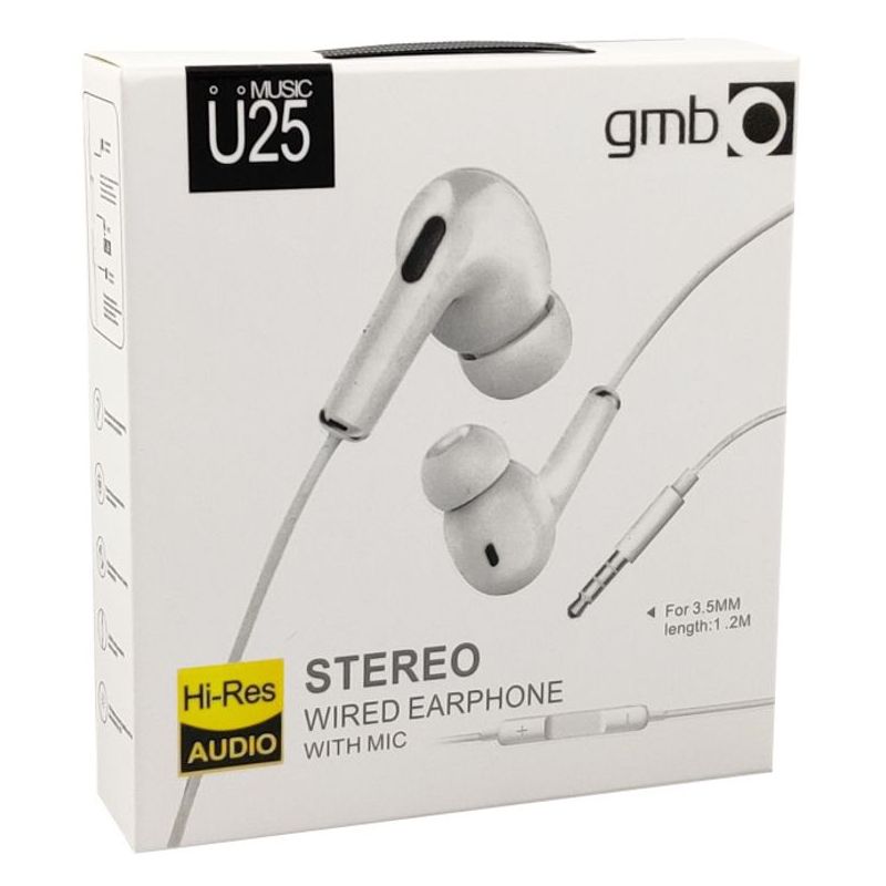 BHP-U25 Gembird MP3 slusalice sa mikrofonom + volume kontrol (1×3,5mm) ANC