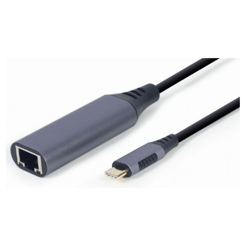 A-USB3C-LAN-01 Gembird USB type-C Gigabit network adapter, space grey (alt A-CM-LAN)