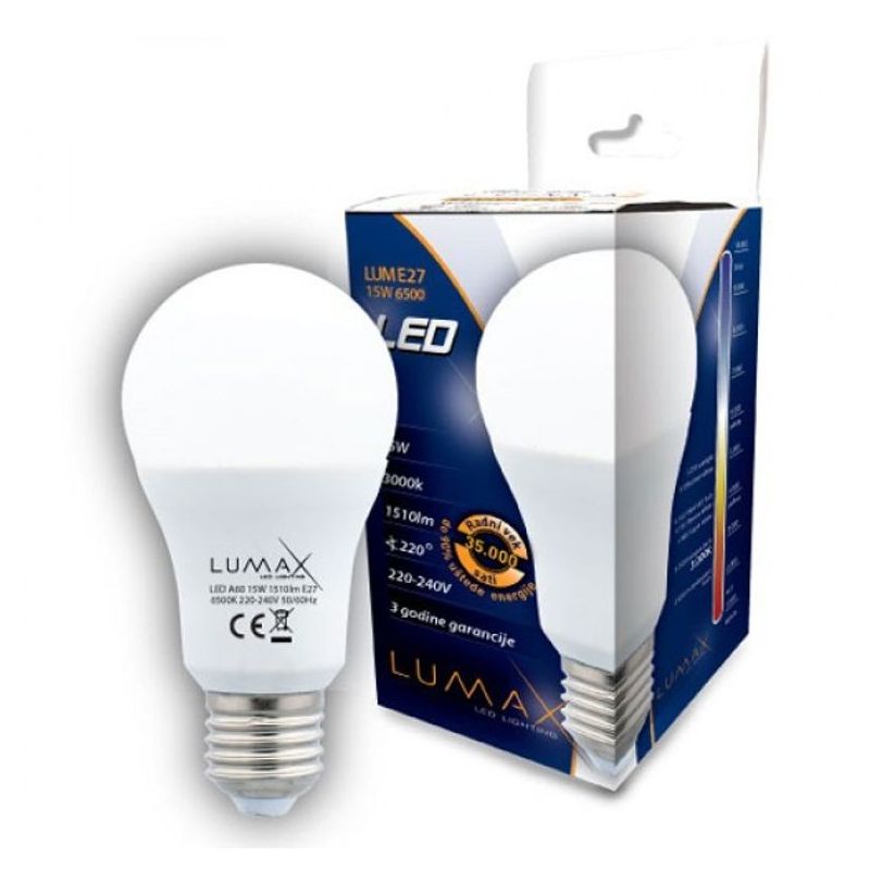 Led sijalica Lumax LUME27-15W 3000K toplo bela