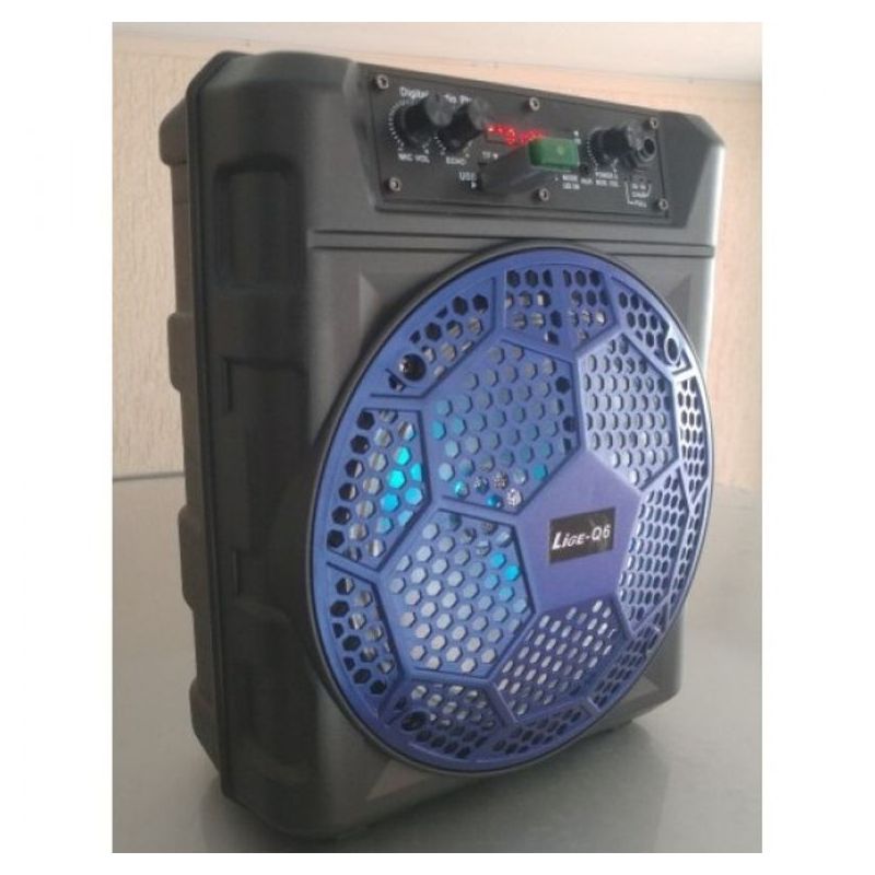 ZVUCNIK Karaoke Bluetooth, Radio, USB akumulatorski LIGE Q6 10W, 12V 1800mAh
