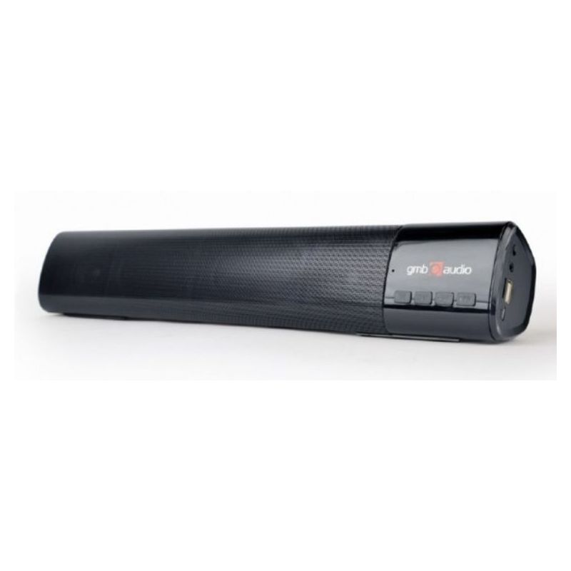 SPK-BT-BAR400-01 Gembird Bluetooth speaker soundbar 2x5W FM, USB, SD, AUX, mikrofon, black