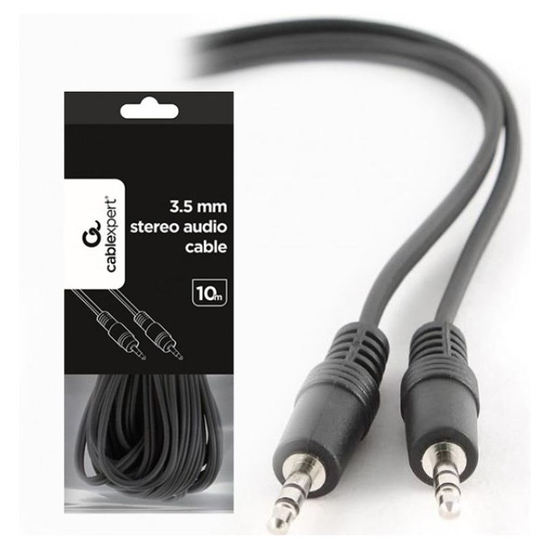 CCA-404-10M Gembird 3.5mm stereo plug to 3.5mm stereo plug audio kabl 10m