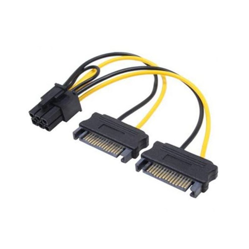 Adapter VGA(M) 6 pina 2x SATA Linkom