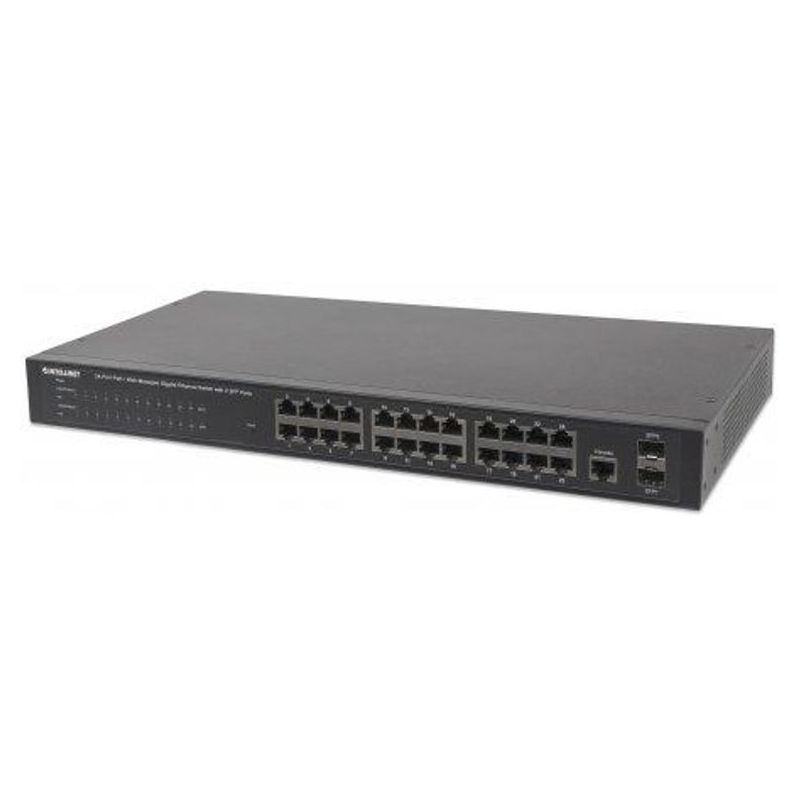Intellinet Switch 24-Port Upravljiv Gigabit Ethernet PoE