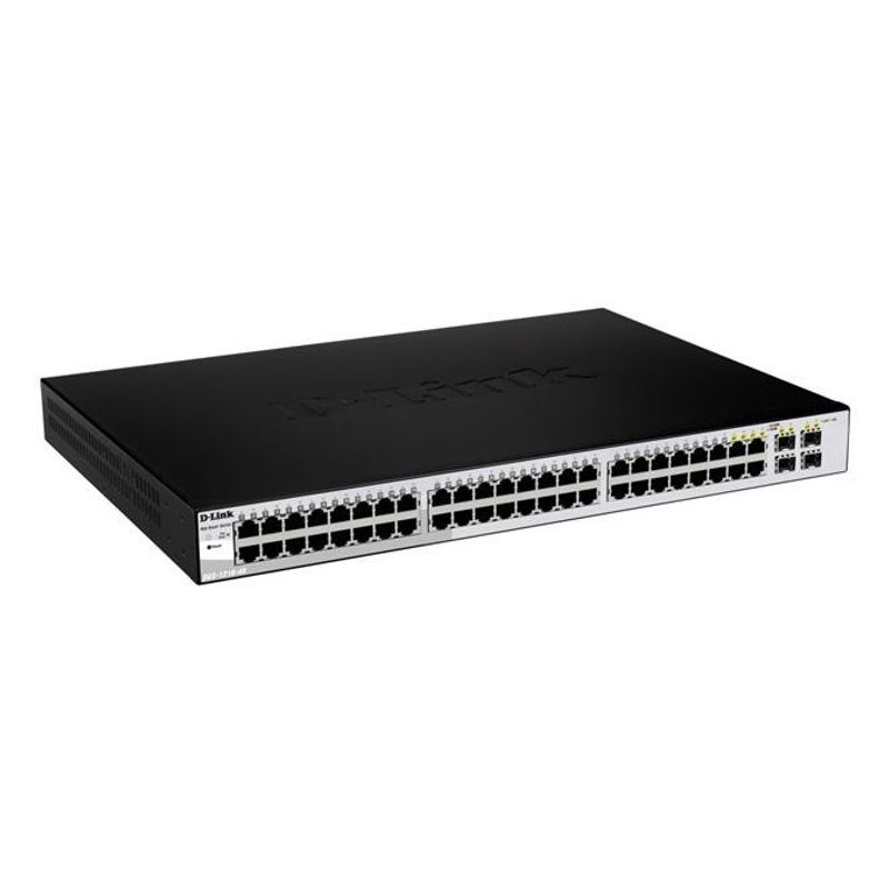 D-Link Switch 48-Port Gigabit Smart Managed 4xSFP DGS-1210-48