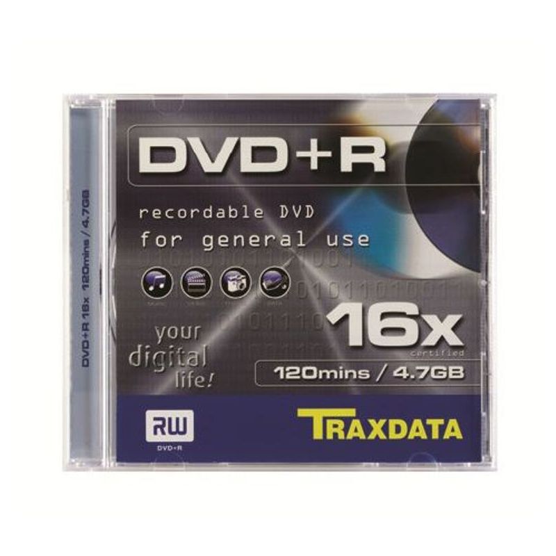 MED DVD TRX DVD+R 4.7GB 16X BOX1