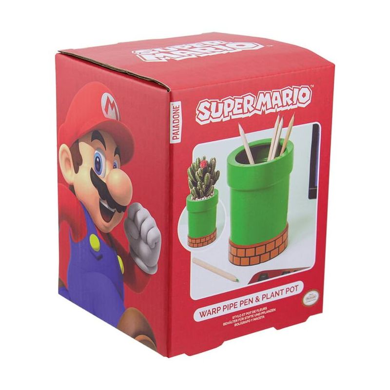 Super Mario Pipe Plant & Pen Pot