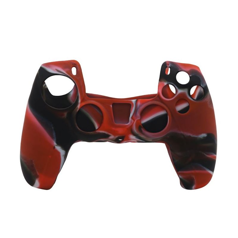 Zaštitna futrola silikon za PS5 joypad maskirno sv.sivo-crni