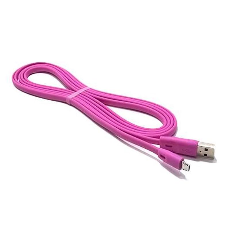 USB data kabal REMAX quick charge&data full speed micro pink 2m