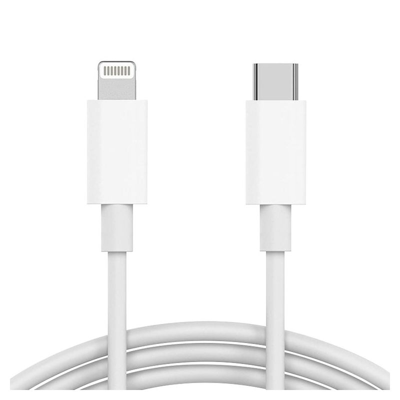 USB data kabal PD za iPhone Type C na lightning 3A beli 1m