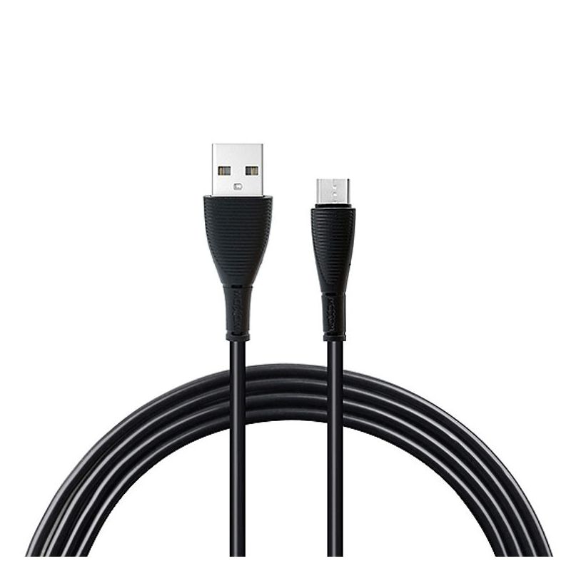 USB data kabal Moxom CC-63 FAST microUSB 1m crni