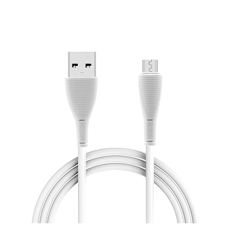 USB data kabal Moxom CC-63 FAST microUSB 1m beli