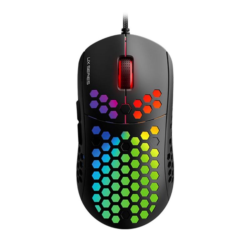 Mis gejmerski zicni UX2 HIVE crni FANTECH