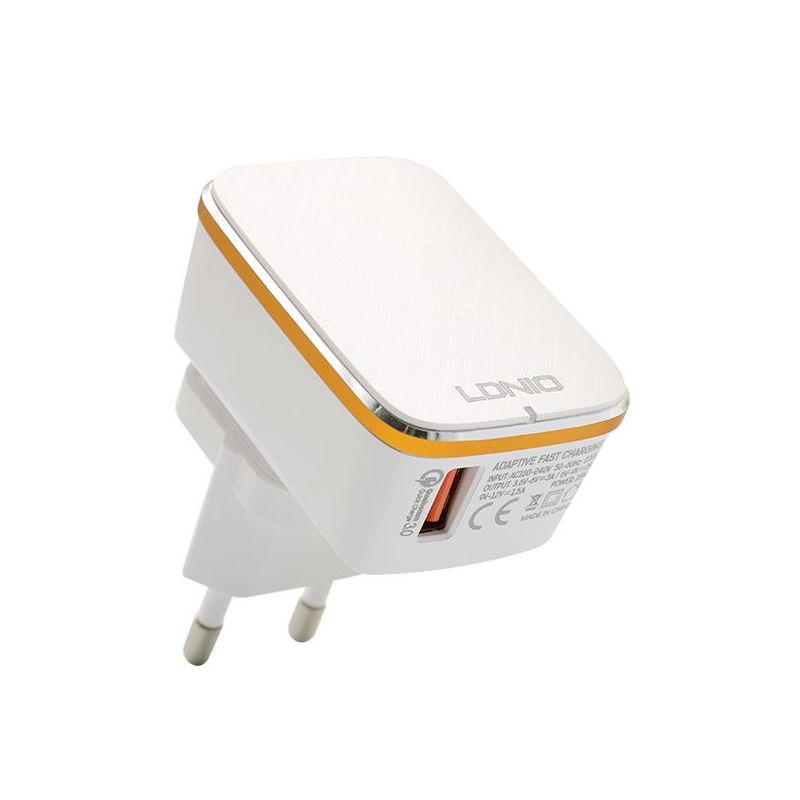 Kucni punjac LDNIO A1204Q USB 5V/3A FAST QC 3.0 Type C beli
