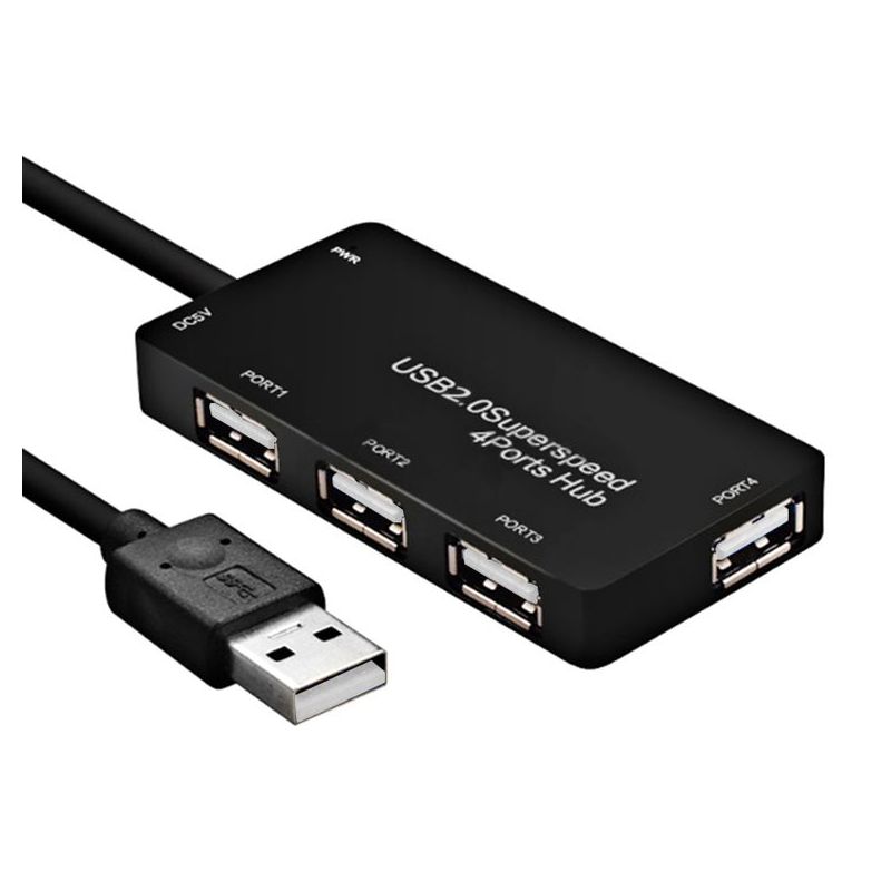 HUB USB 2.0 HI-Speed 4 porta B-1730 crni