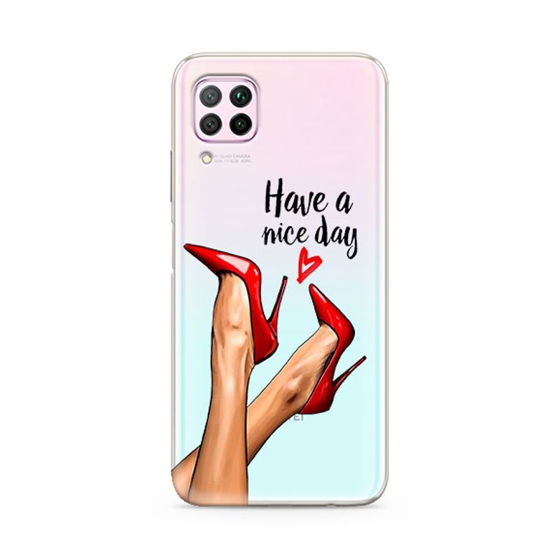Futrola ULTRA TANKI PRINT CLEAR za Huawei P40 Lite ND0098