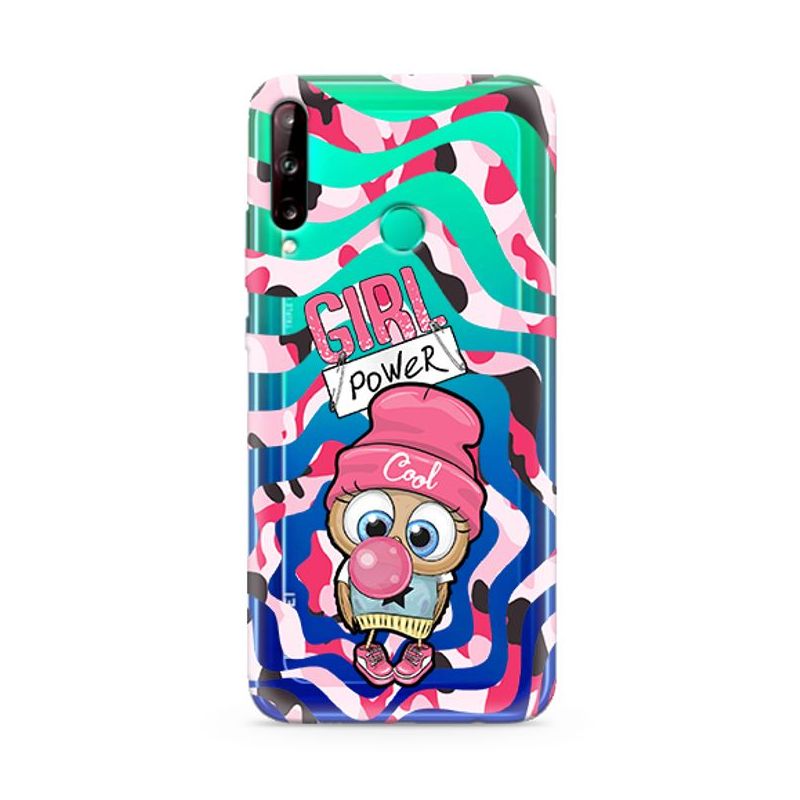 Futrola ULTRA TANKI PRINT CLEAR za Huawei P40 Lite E ND0091