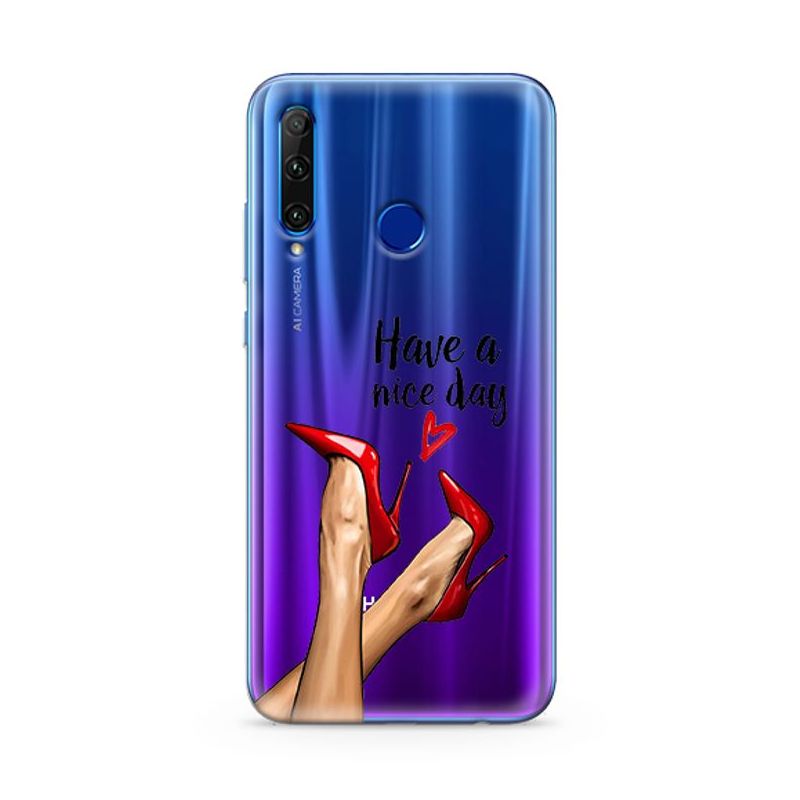 Futrola ULTRA TANKI PRINT CLEAR za Huawei Honor 20 Lite/Honor 20e ND0098