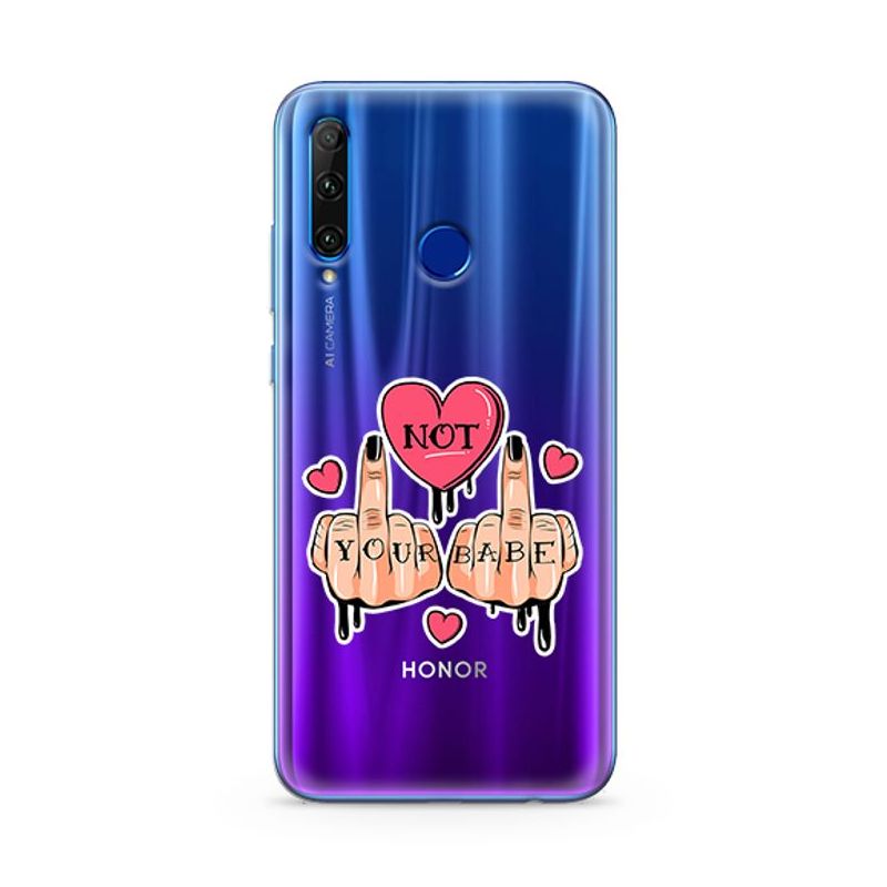 Futrola ULTRA TANKI PRINT CLEAR za Huawei Honor 20 Lite/Honor 20e ND0093