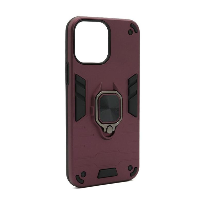 Futrola Square ring za Iphone 13 Pro Max (6.7) bordo