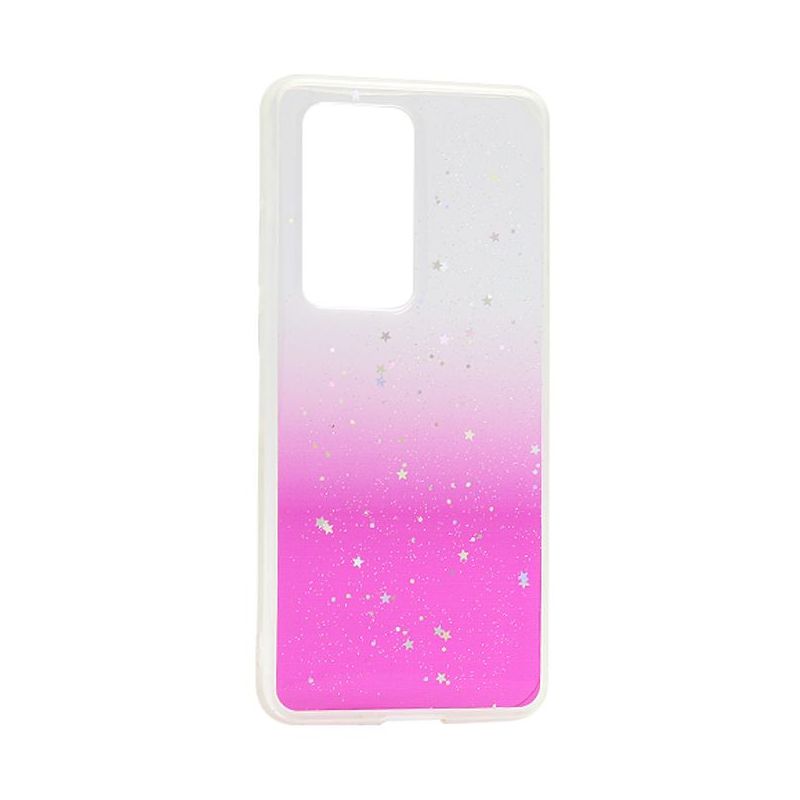 Futrola Sparkly star za Huawei P40 Pro roze