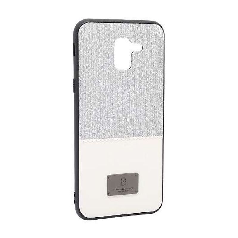 Futrola Sparkling Half za Samsung J600F Galaxy J6 2018 bela