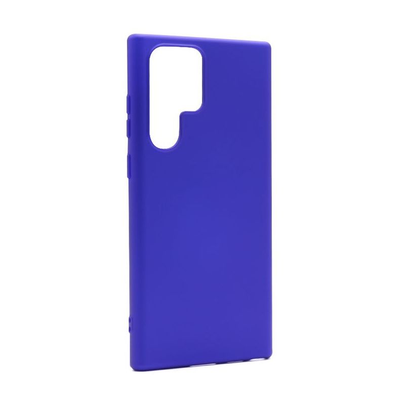 Futrola Soft Silicone za Samsung Galaxy S22 Ultra plava