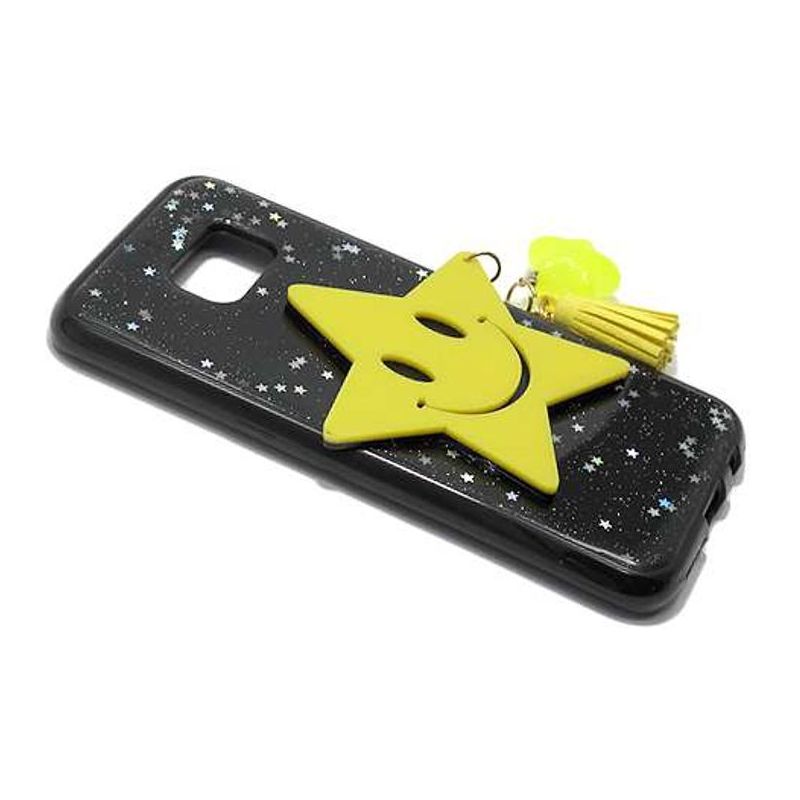 Futrola SMILEY STAR za Samsung G935 Galaxy S7 Edge zuta