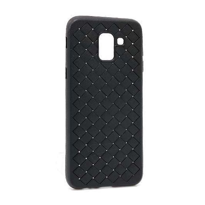 Futrola silikon WEAVE za Samsung J600F Galaxy J6 2018 crna