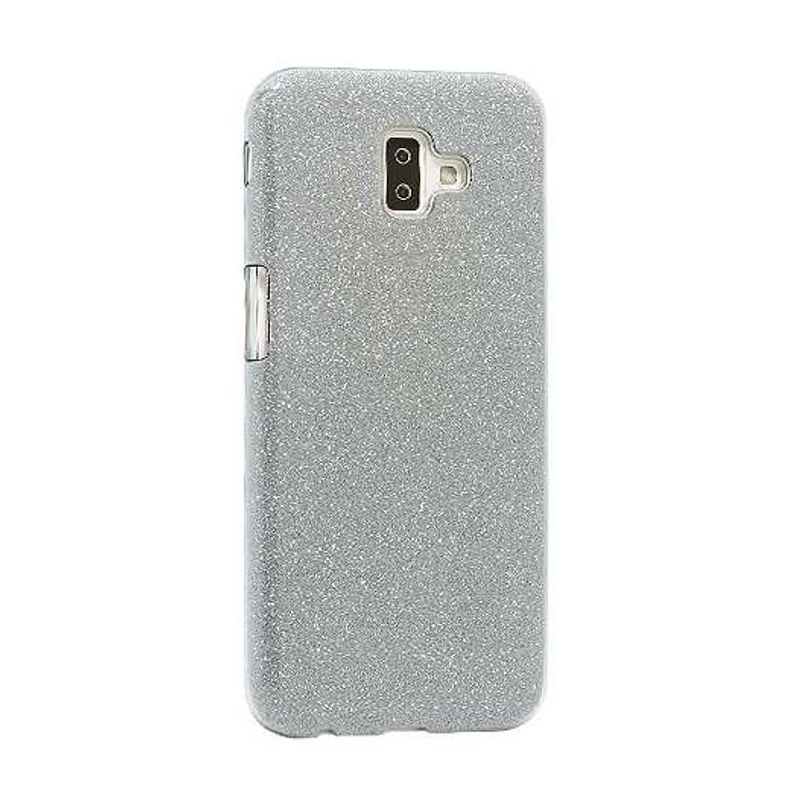 Futrola silikon GLITTER SHOW YOURSELF za Samsung J610F Galaxy J6 Plus siva