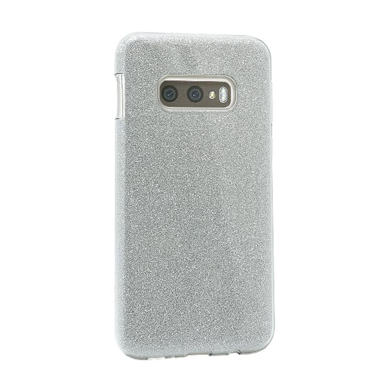 Futrola silikon GLITTER SHOW YOURSELF za Samsung G970F galaxy S10e siva