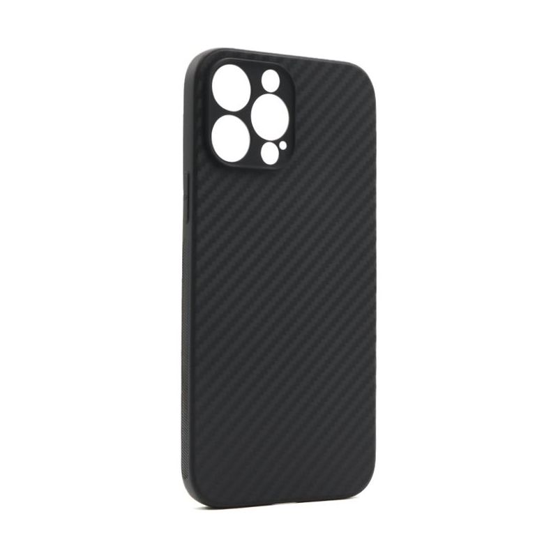 Futrola silikon CARBON LIGHT za Iphone 13 Pro Max (6.7) crna