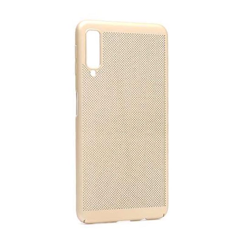 Futrola PVC BREATH za Samsung A750F Galaxy A7 2018 zlatna