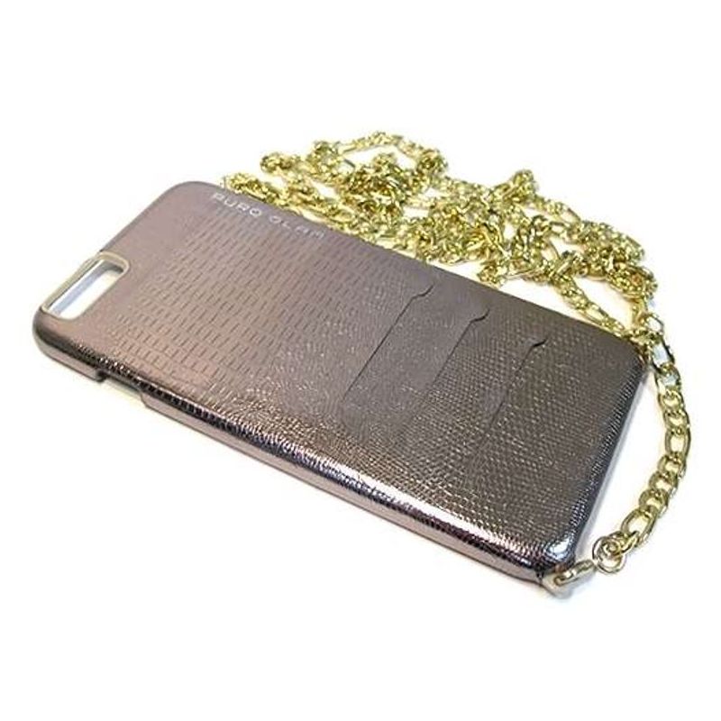 Futrola PURO GLAM CHAIN za Iphone 6 PLUS bronzana model 3