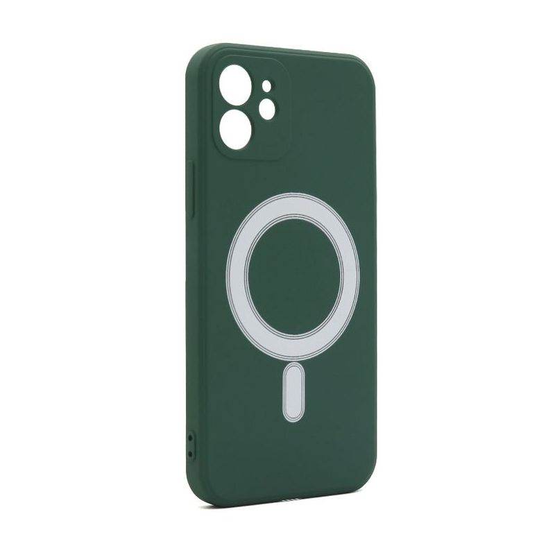 Futrola Magnetic connection colorful za Iphone 12 (6.1) tamno zelena