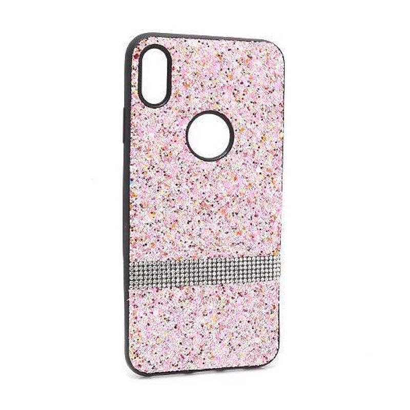Futrola Glittering Stripe za Iphone XS Max roze