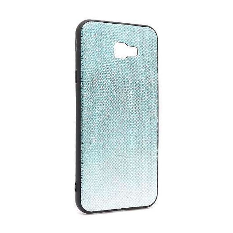 Futrola Glittering New za Samsung J415F Galaxy J4 Plus tirkizno-srebrna