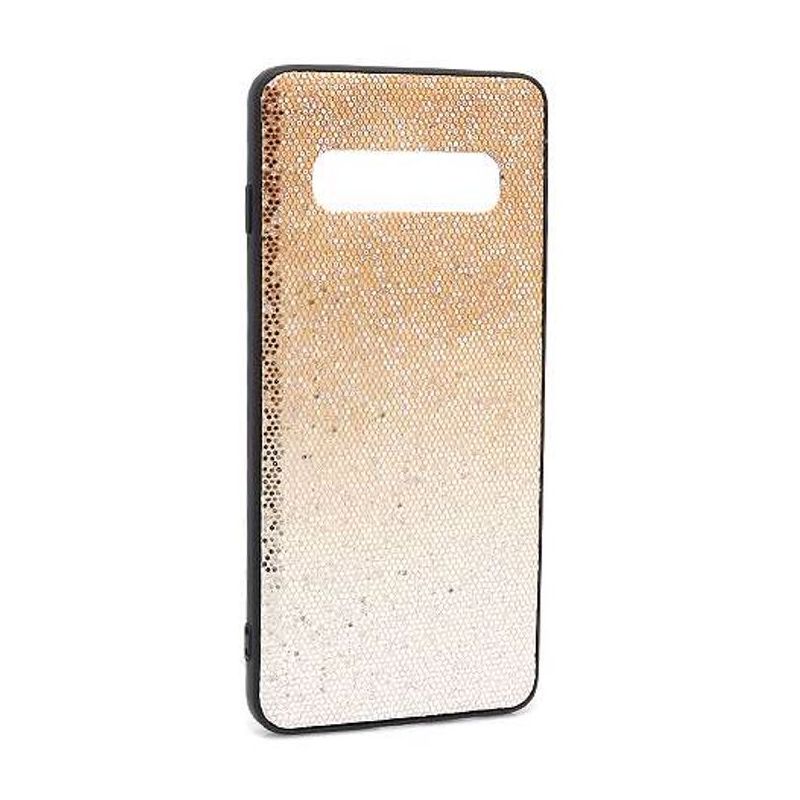 Futrola Glittering New za Samsung G970F Galaxy S10e zlatno-srebrna