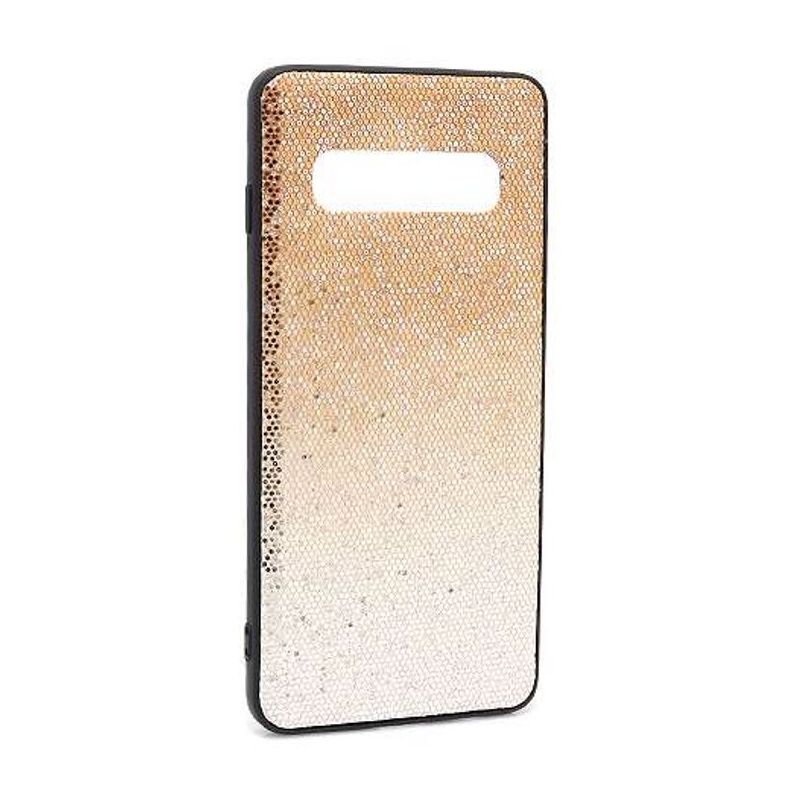 Futrola Glittering New za Samsung G970F Galaxy S10e zlatno-srebrna