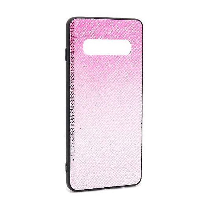 Futrola Glittering New za Samsung G970F Galaxy S10e pink-srebrna