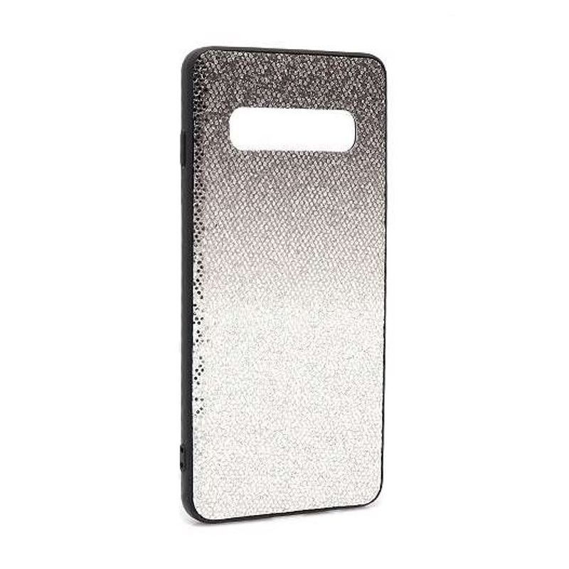 Futrola Glittering New za Samsung G970F Galaxy S10e crno-srebrna