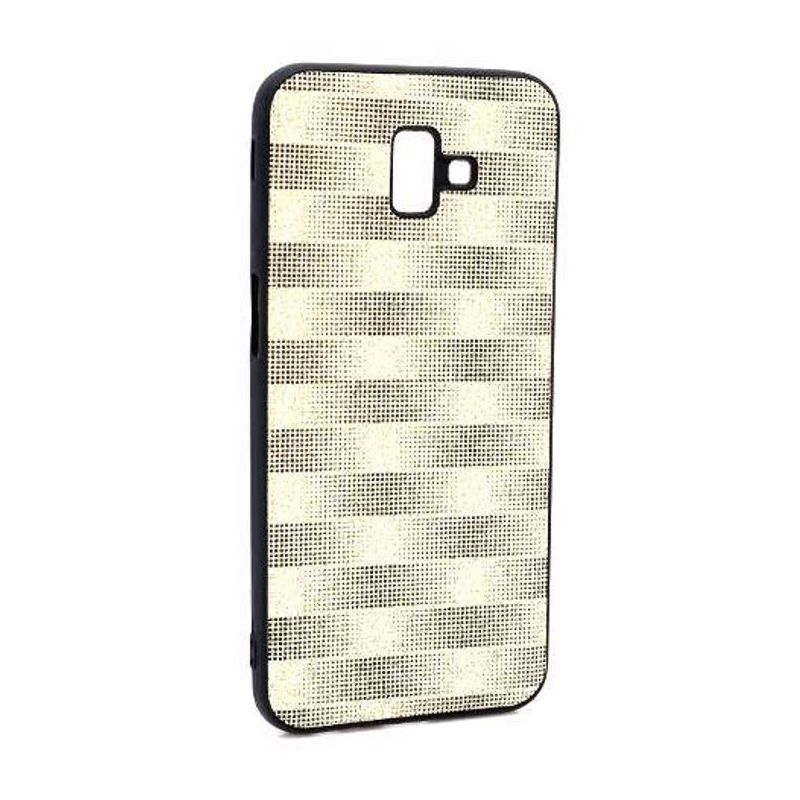 Futrola Glitter Plaid za Samsung J610F Galaxy J6 Plus zlatna