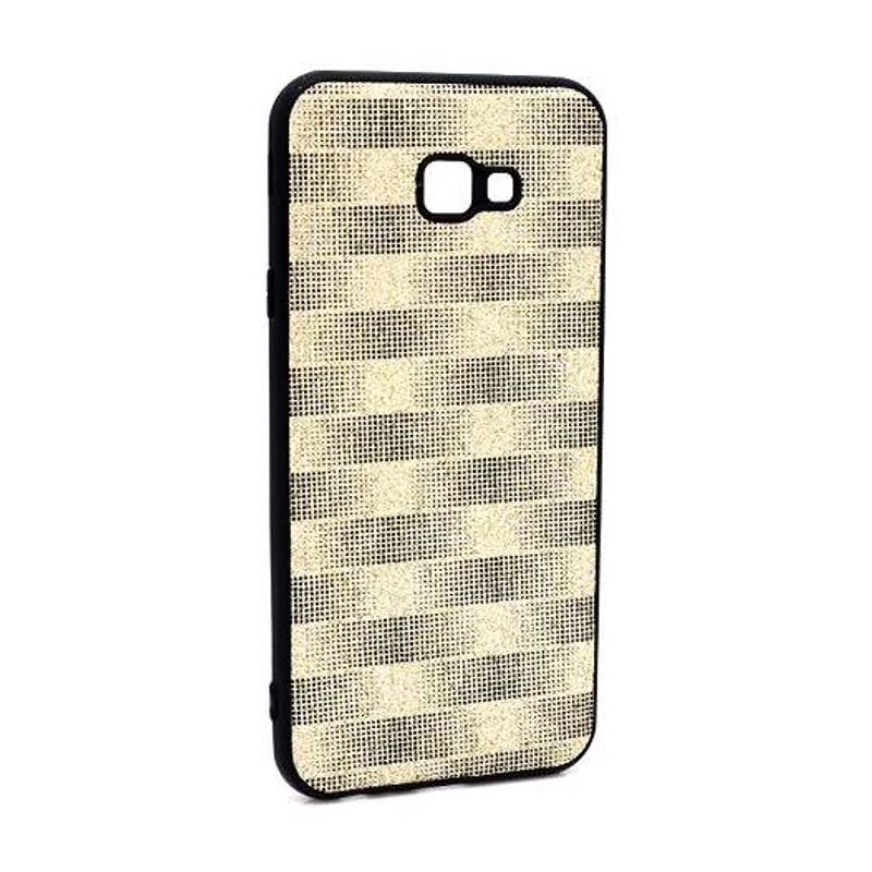 Futrola Glitter Plaid za Samsung J415F Galaxy J4 Plus zlatna