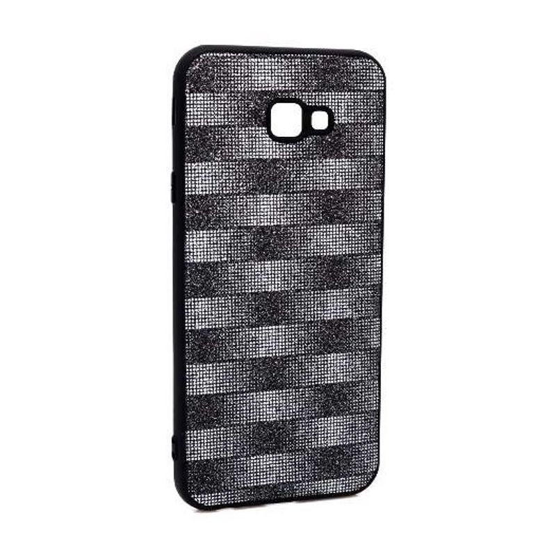 Futrola Glitter Plaid za Samsung J415F Galaxy J4 Plus crna