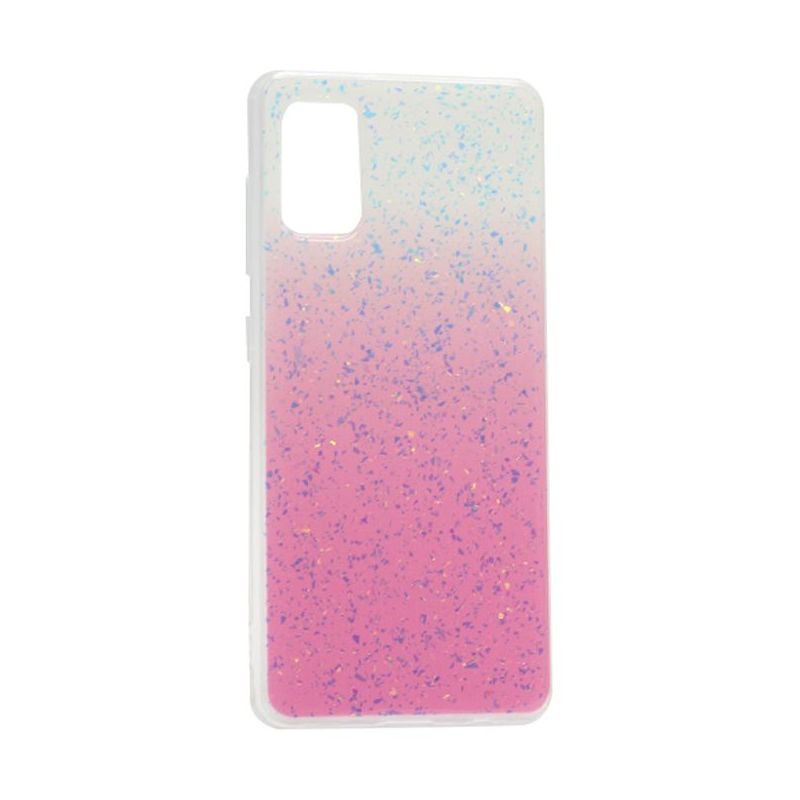 Futrola Glitter Ombre za Samsung A415F Galaxy A41 roze